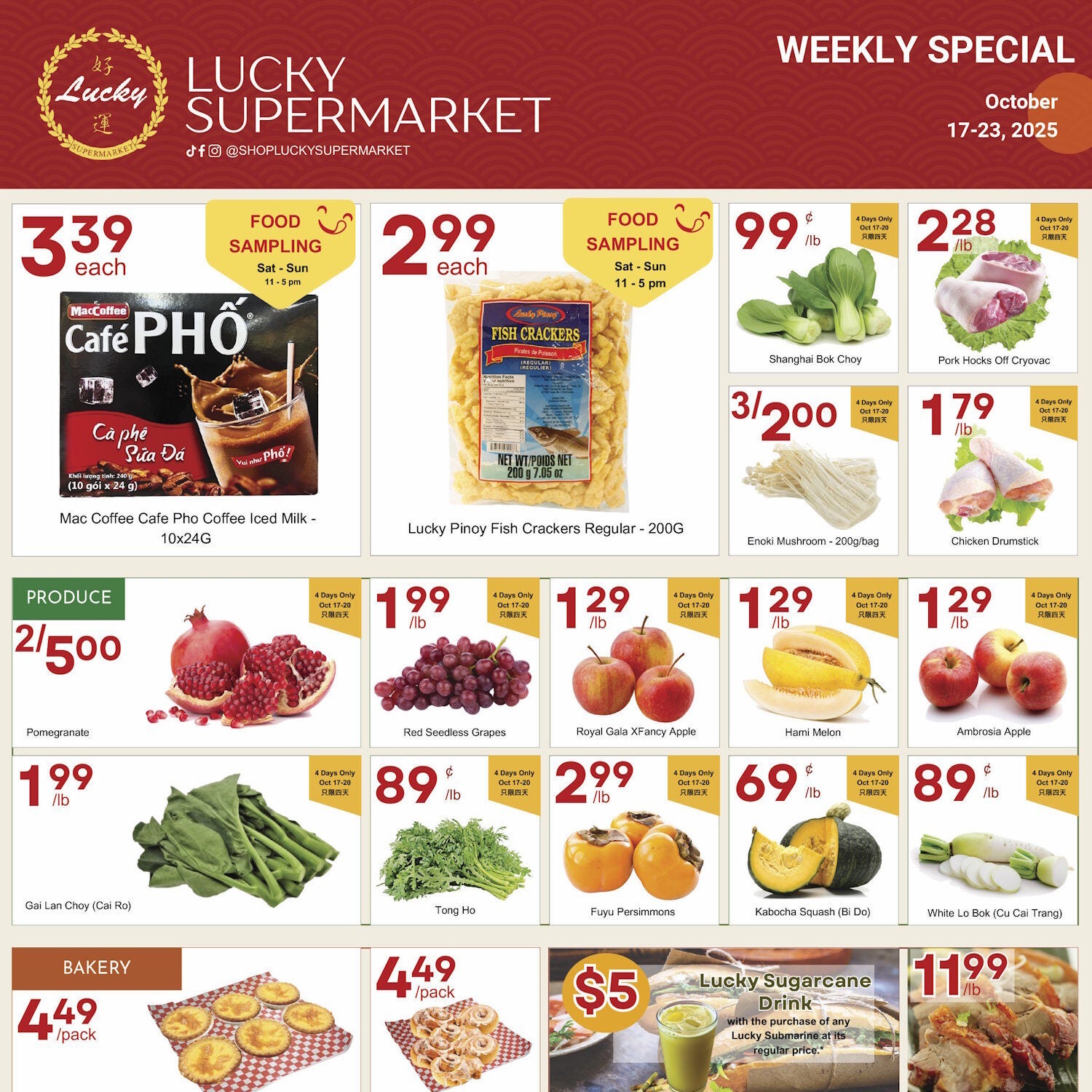 Lucky Supermarket Weekly Flyer - Weekly Specials (Surrey/BC) - Oct 17 ...