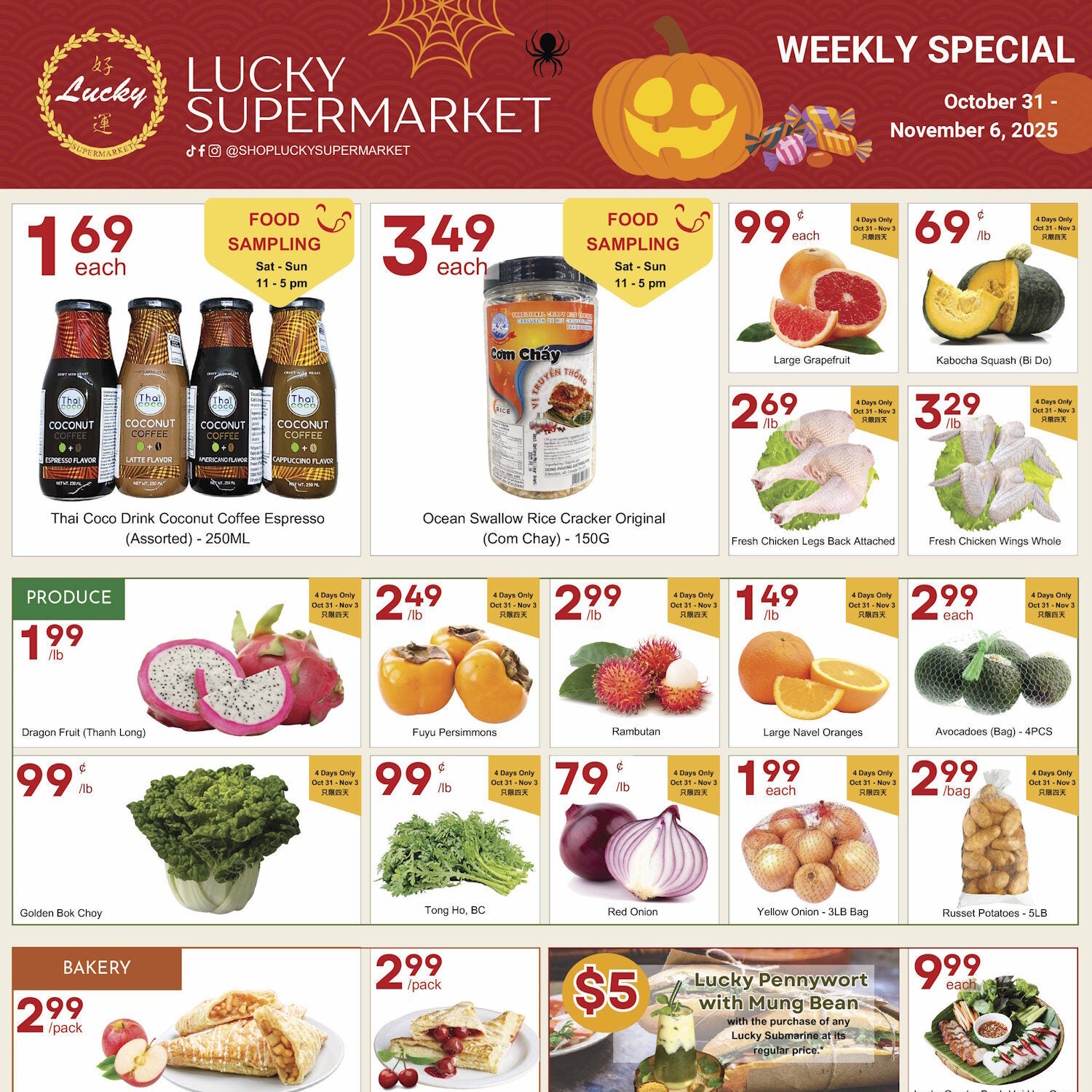 Lucky Supermarket Weekly Flyer - Weekly Specials (Surrey/BC) - Oct 31 ...