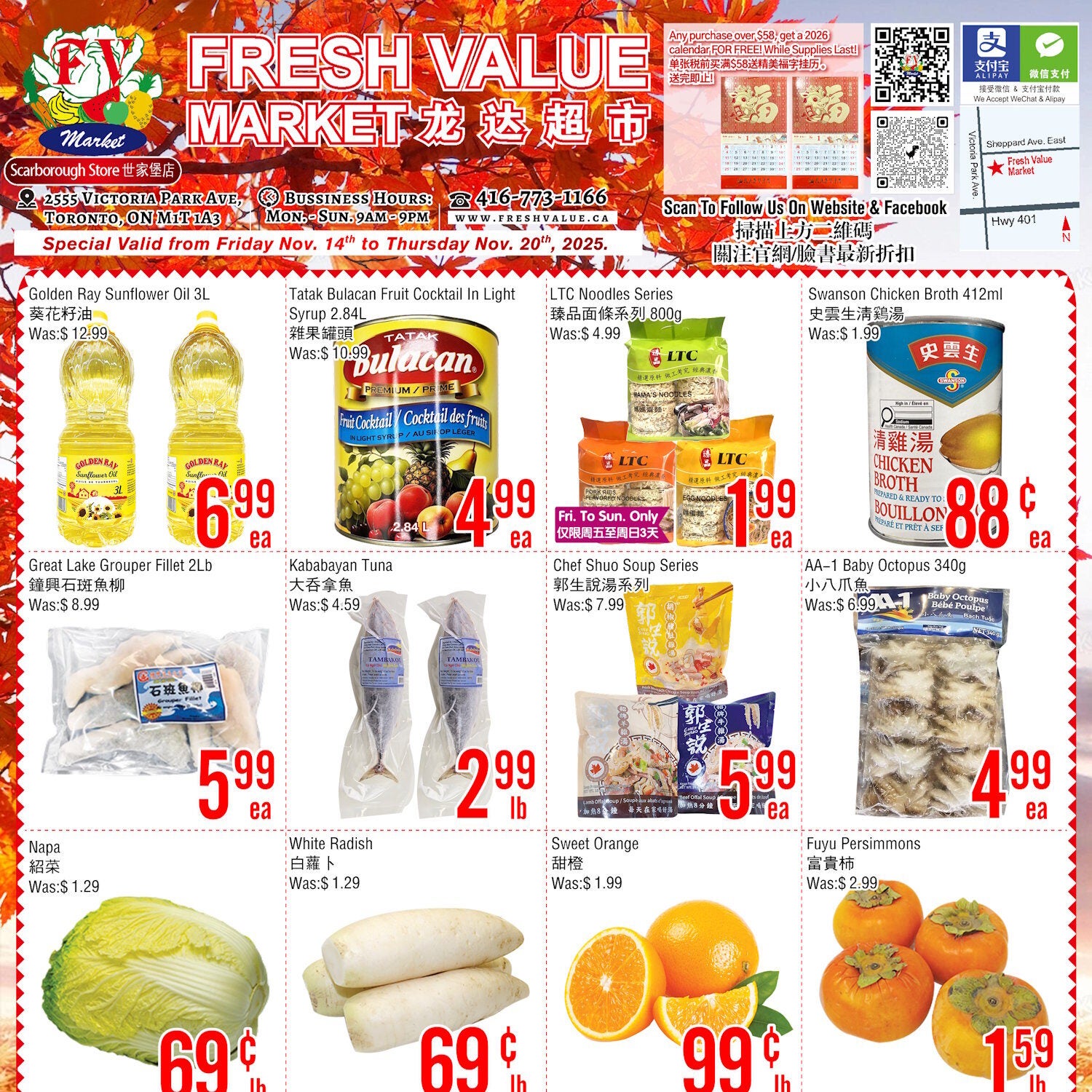 Fresh Value Weekly Flyer - Weekly Specials - Nov 14 – 20 - RedFlagDeals.com