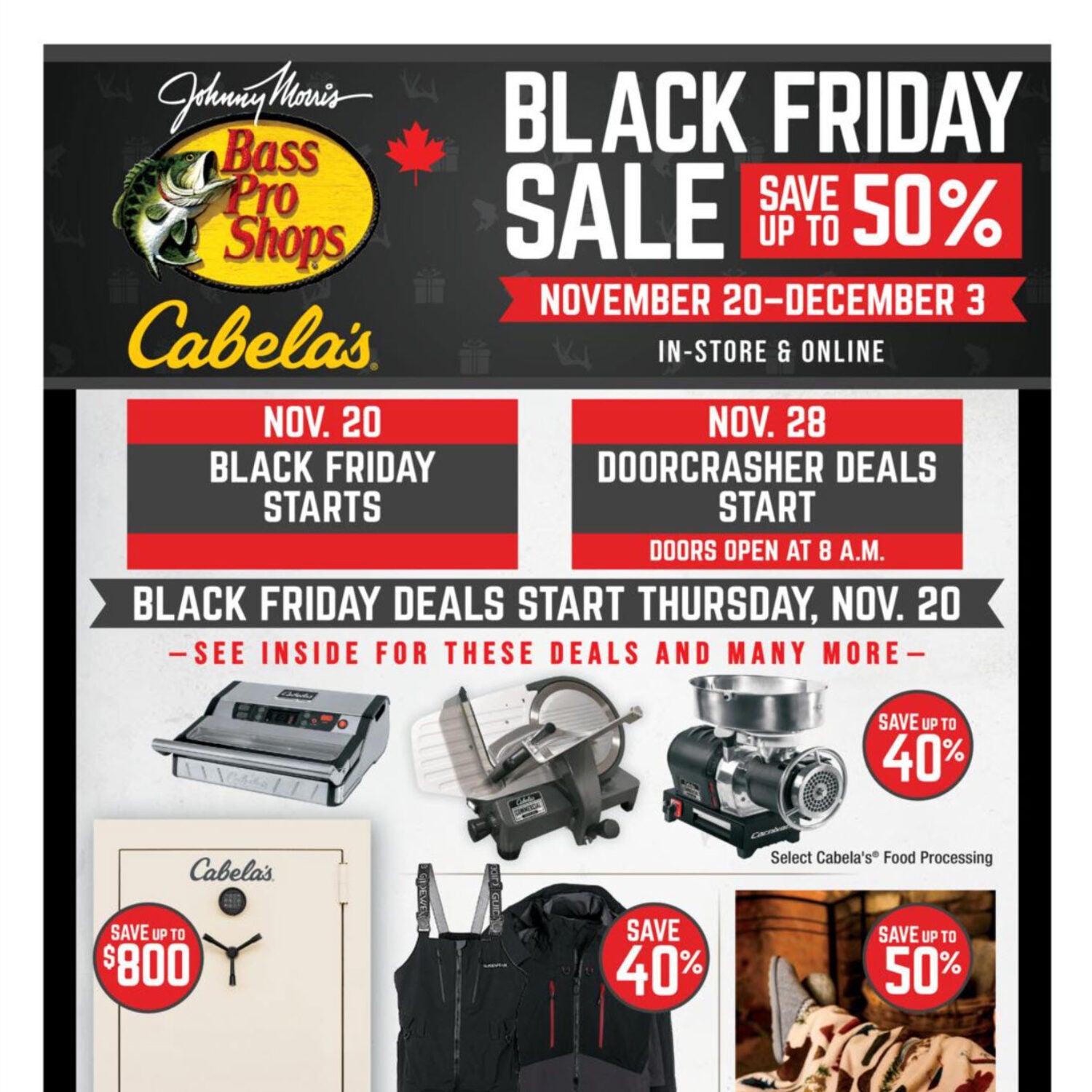 Bass Pro Shops Weekly Flyer - Black Friday Sale - Nov 20 – Dec 3 ...