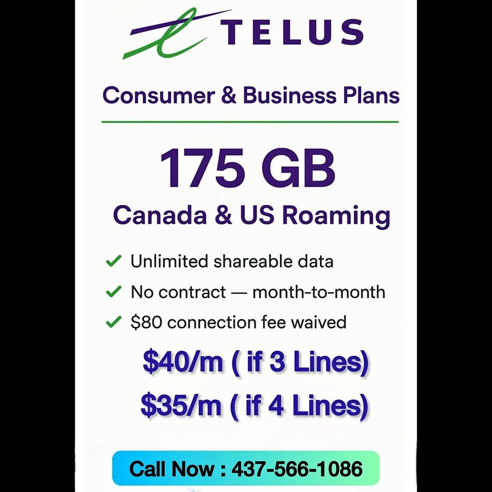 [Telus] [Black Friday] TELUS Black Friday 2025 Is on Now - RedFlagDeals ...