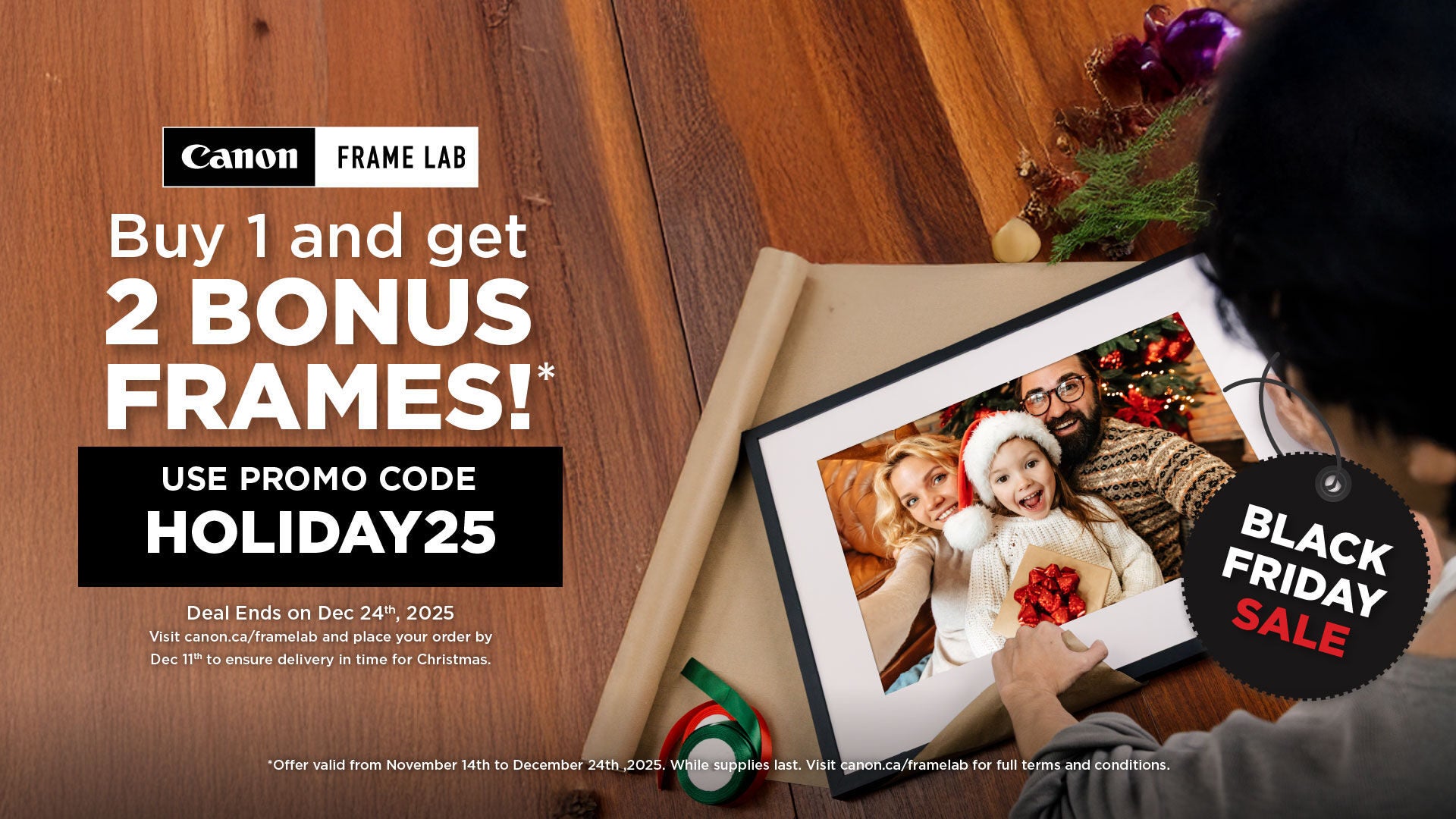 [Canon.ca] Canon Frame Lab - Black Friday Sale (Buy 1, Get 2 Bonus ...