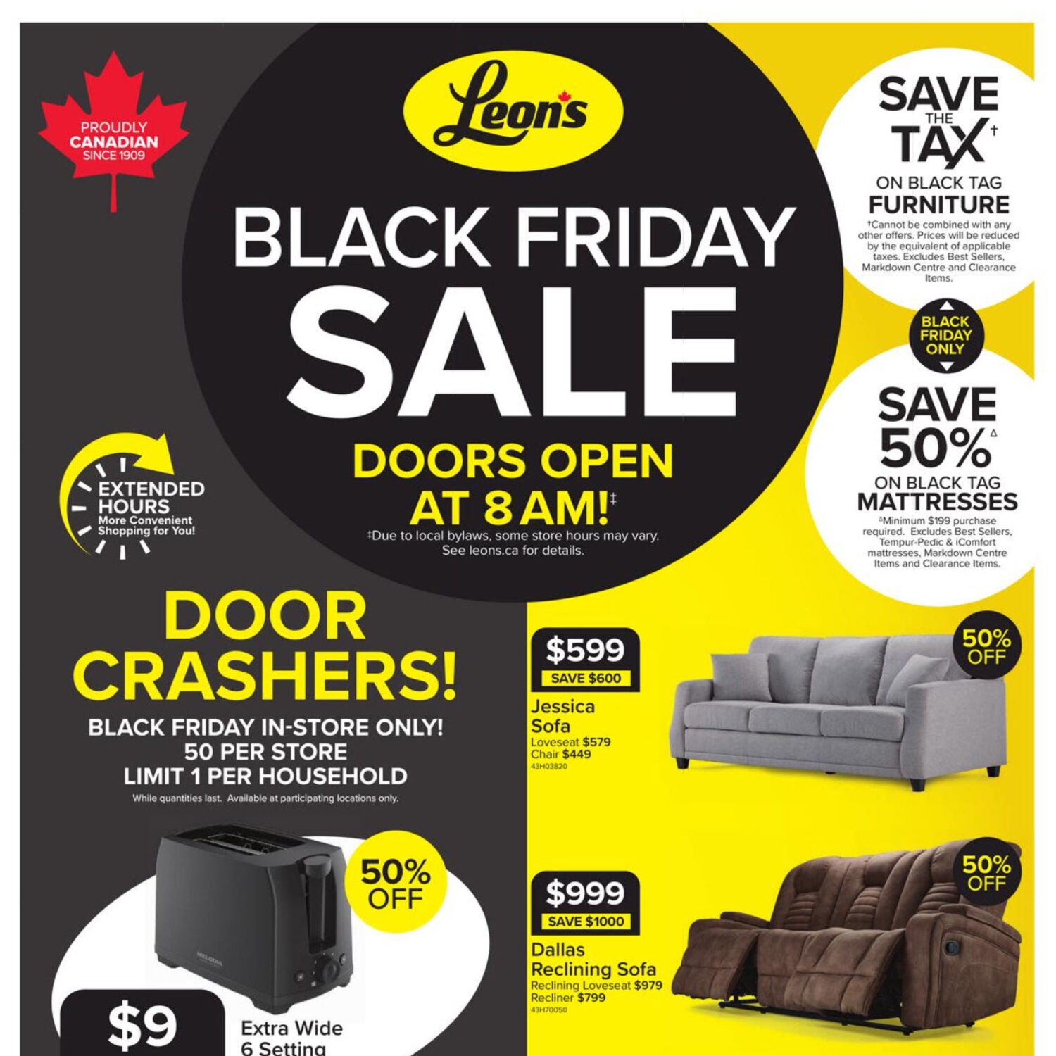 Leon's Weekly Flyer - Black Friday Sale (ON) - Nov 27 – Dec 3 ...