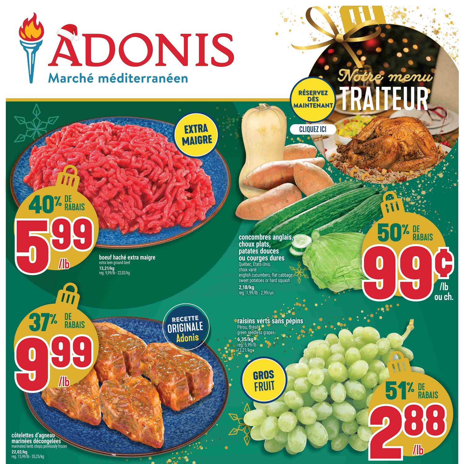 Marche Adonis Weekly Flyer - Weekly Specials (QC) - Dec 4 – 10 ...