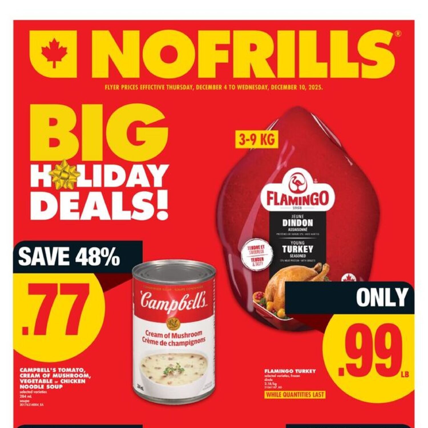 No Frills Weekly Flyer - Weekly Savings - Big Holiday Deals (ON) - Dec ...
