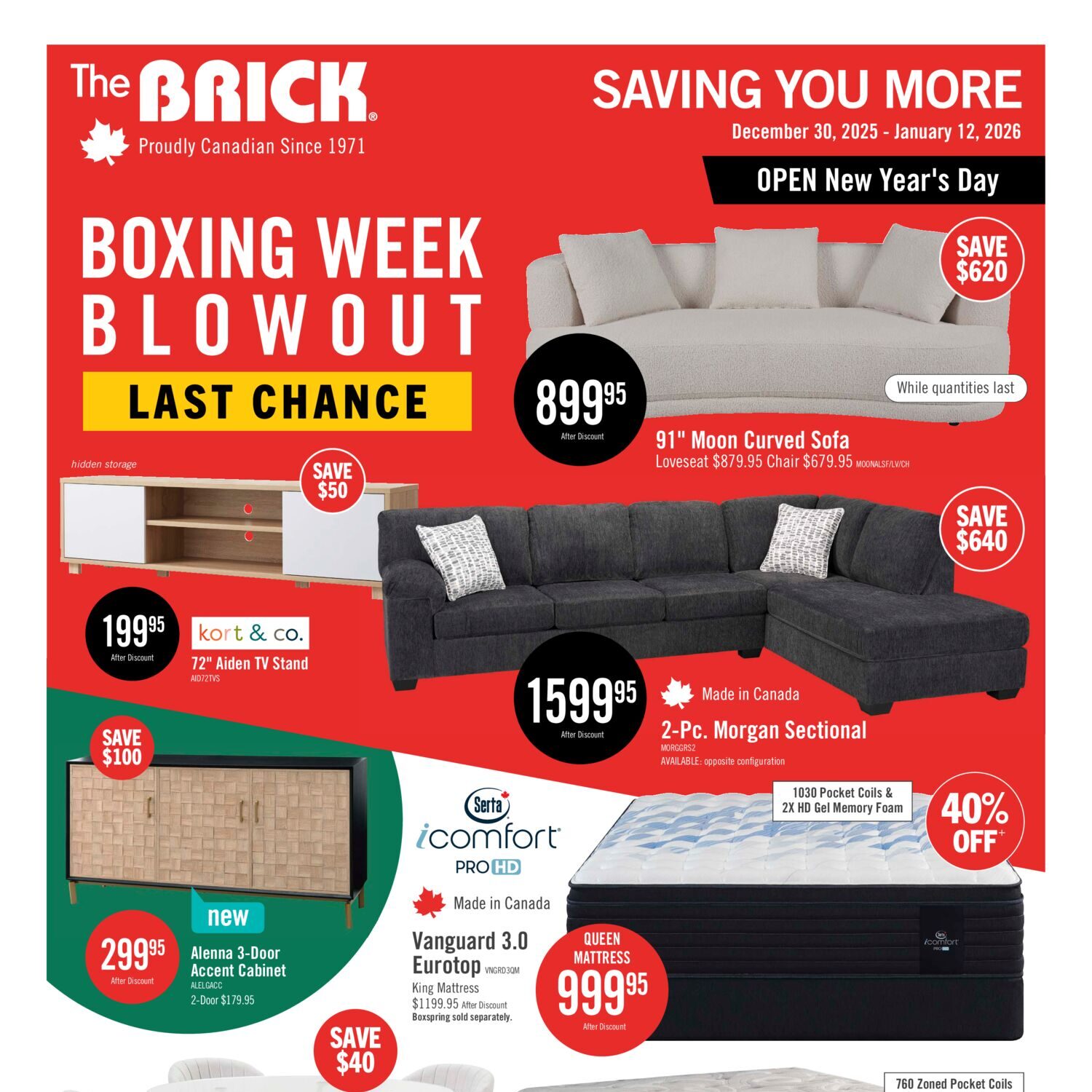 The Brick Weekly Flyer - Last Chance - Boxing Week Blowout - Dec 30 ...