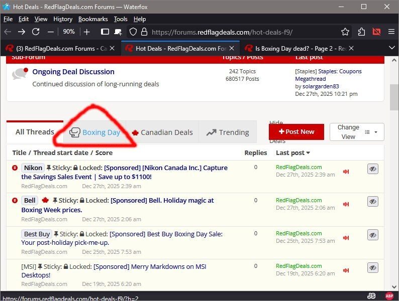 Is Boxing Day dead? - Page 2 - RedFlagDeals.com Forums