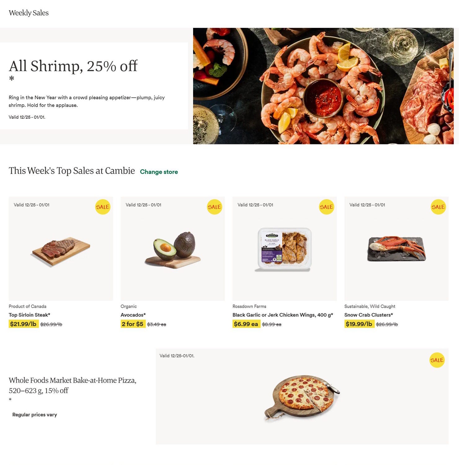 Whole Foods Market Weekly Flyer - Weekly Specials (BC) - Dec 25 – Jan 1 ...