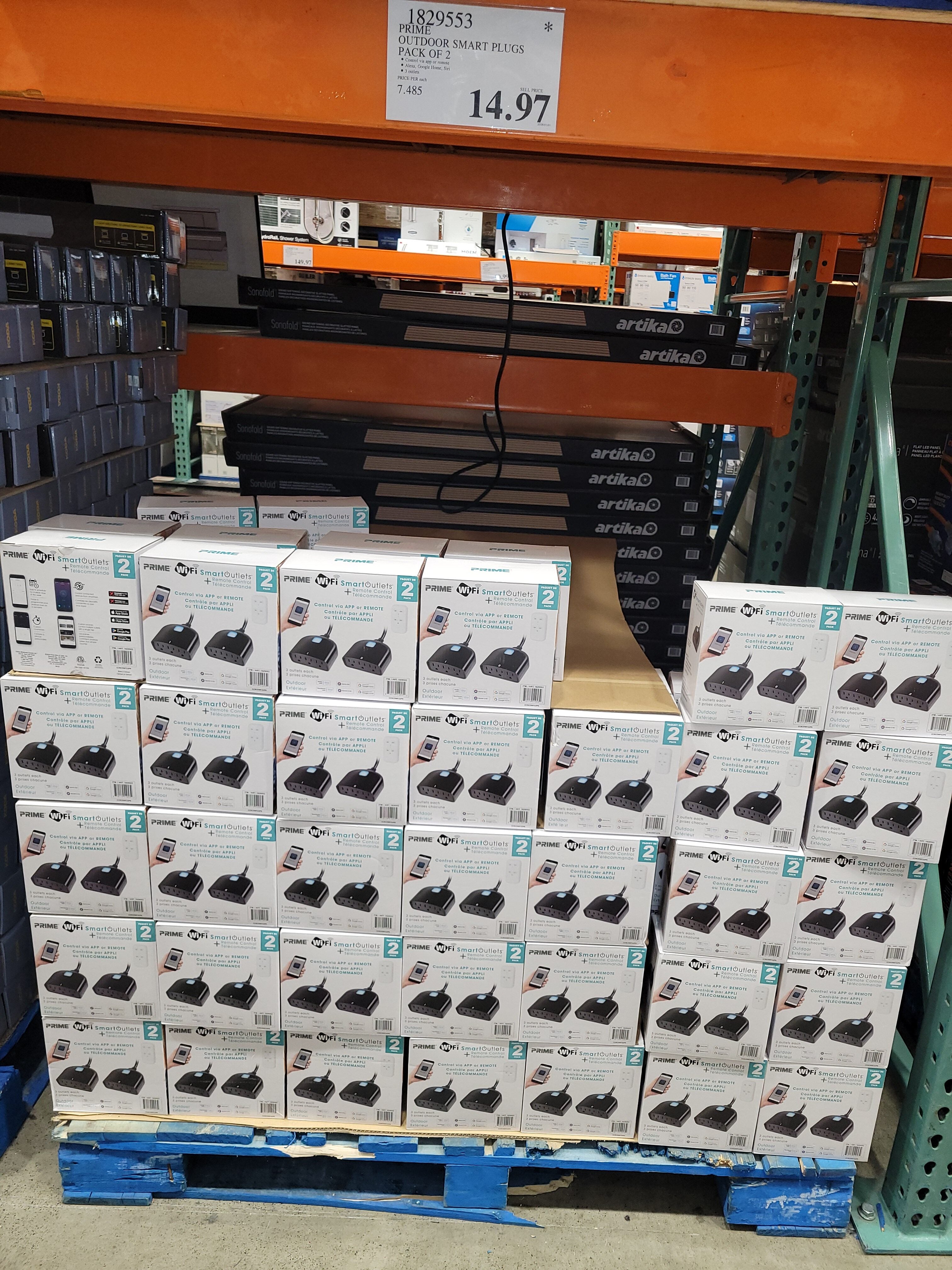 [Costco] Prime WiFi Outdoor SmartOutlets 2 Pack $14.97 - RedFlagDeals ...