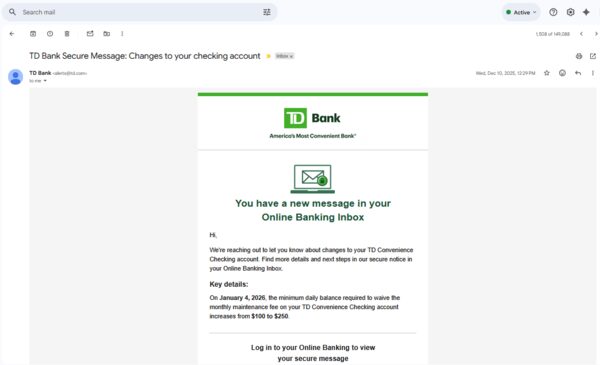 U.S. based TD Bank account now available for Canadians - Page 83 ...