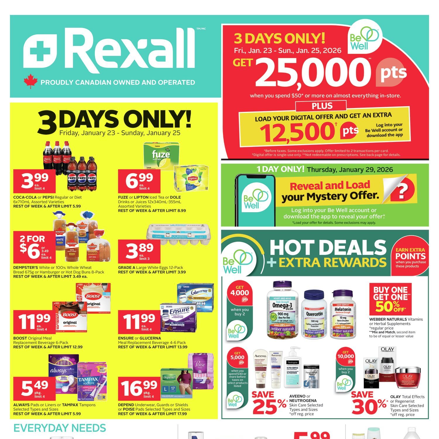 Rexall Weekly Flyer - Weekly Savings (ON) - Jan 23 – 29 - RedFlagDeals.com