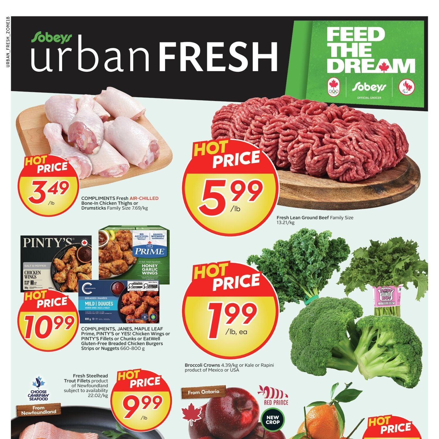 Sobeys Weekly Flyer - Urban Fresh - Bloor & Islington Store Only (ON ...