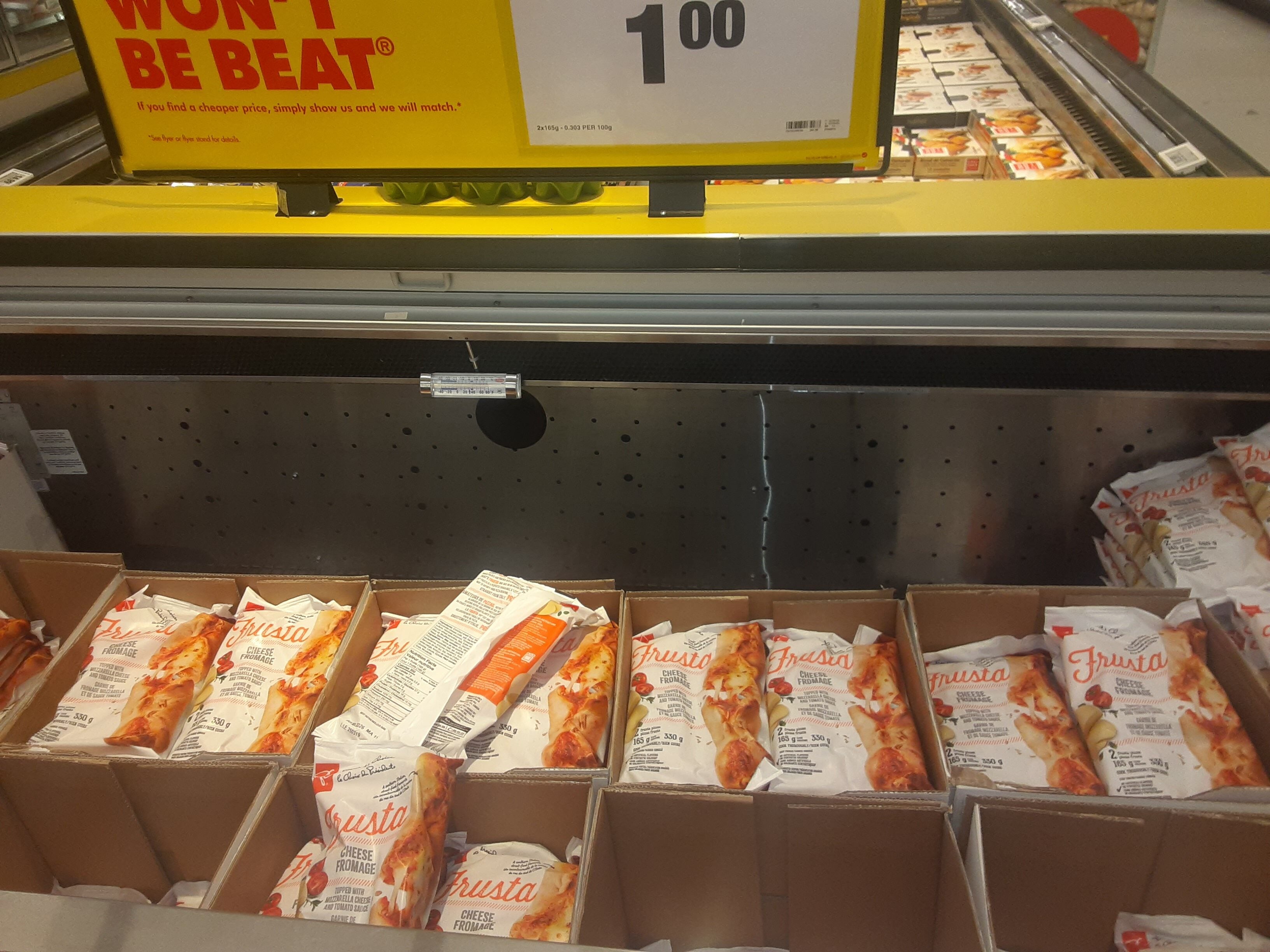 [No Frills] TO Dufferin Mall $1 President’s Choice frozen cheese frusta ...