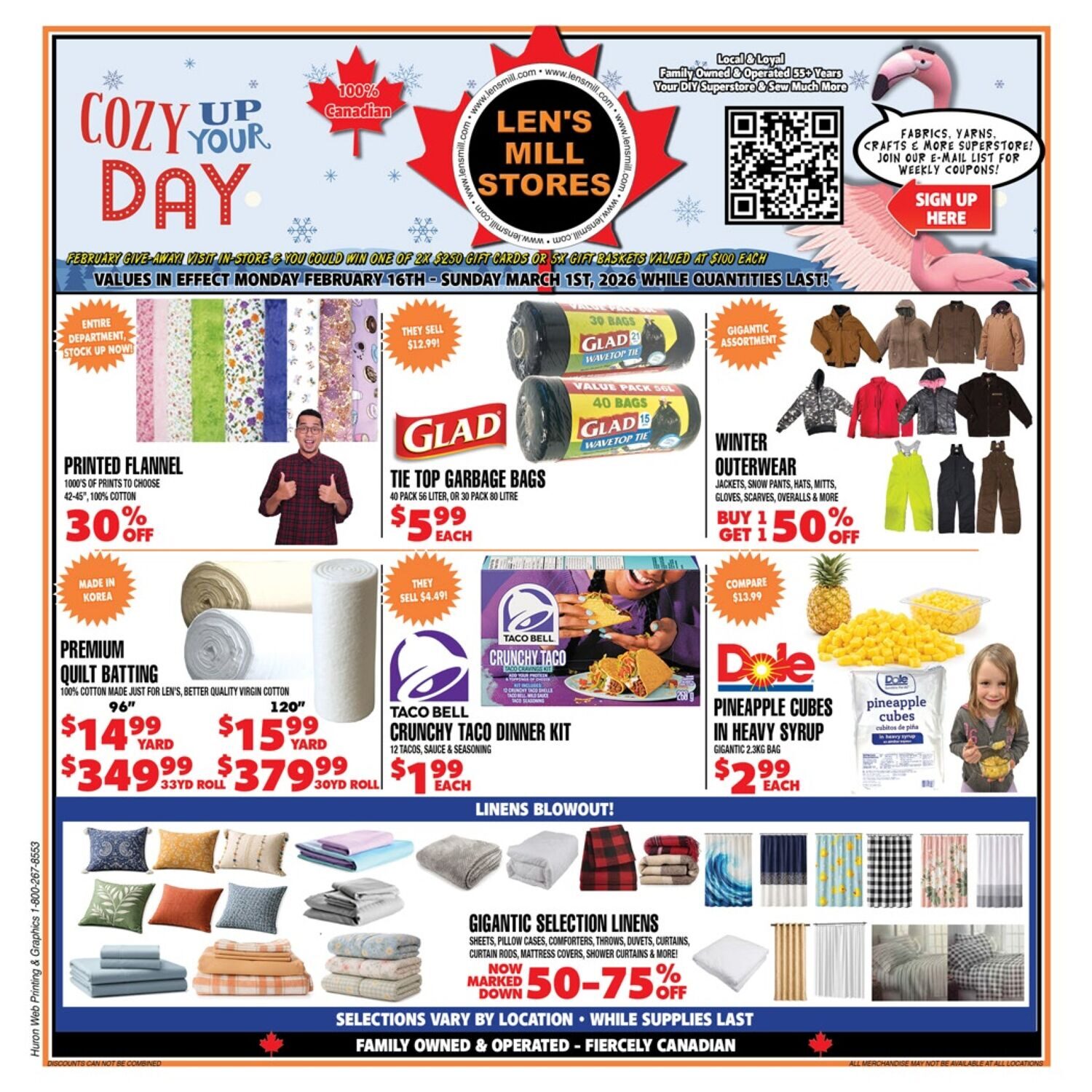 Len's Mill Stores Weekly Flyer - Cozy Up Your Day - Feb 16 – Mar 1 ...