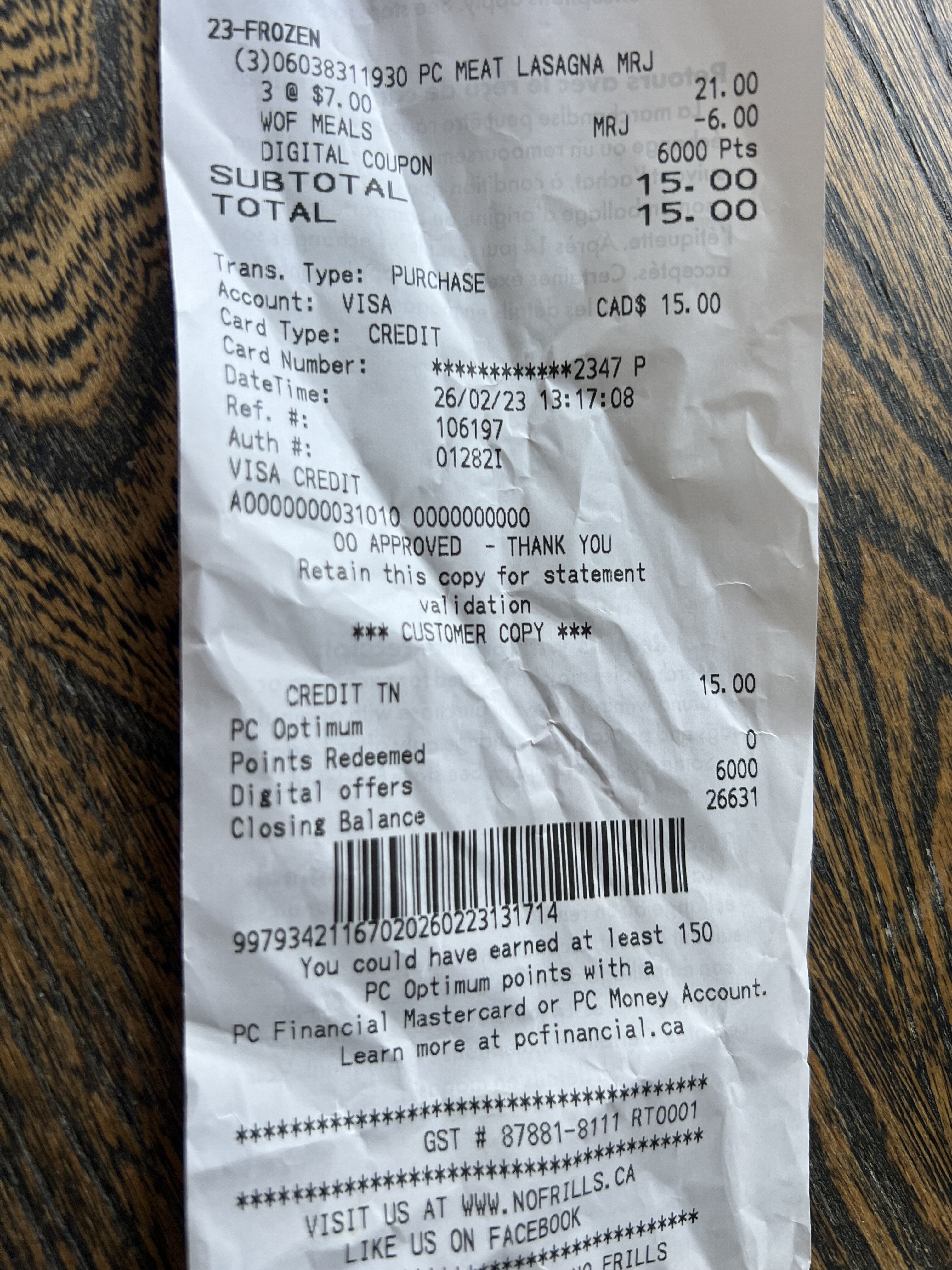 [No Frills] PC Meat Lasagna 1.13 kg $5.00 + 2,000 PCO points - Page 2 ...