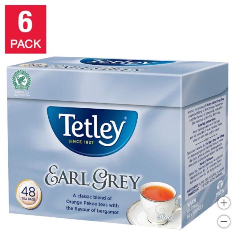 [Costco] Tetley Earl Grey Tea, 6 × 48, 288-count - $19.97 ...