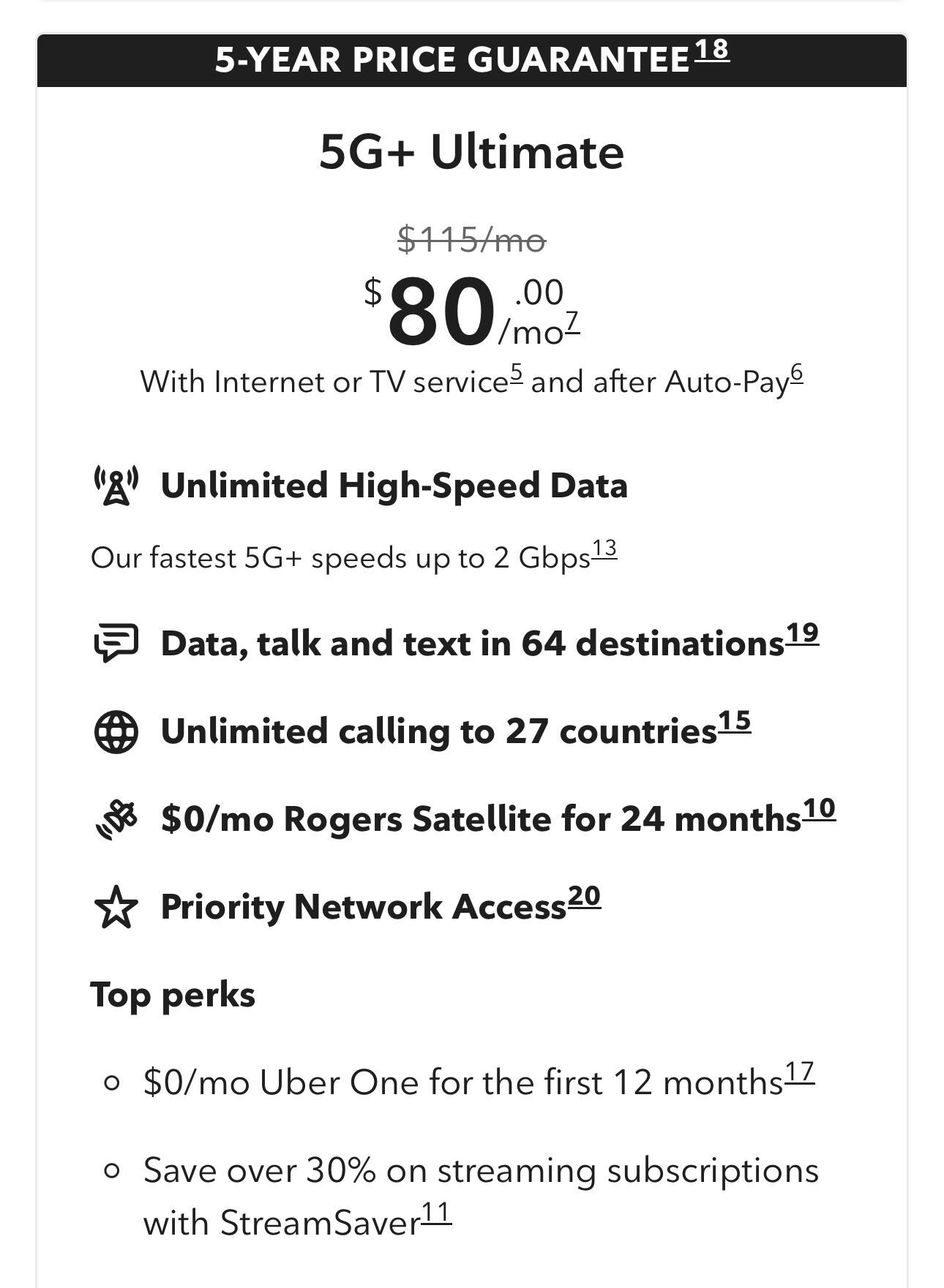 [Rogers] Rogers New Unlimited High-Speed Data BYOD Plans ($65 / $80 w ...