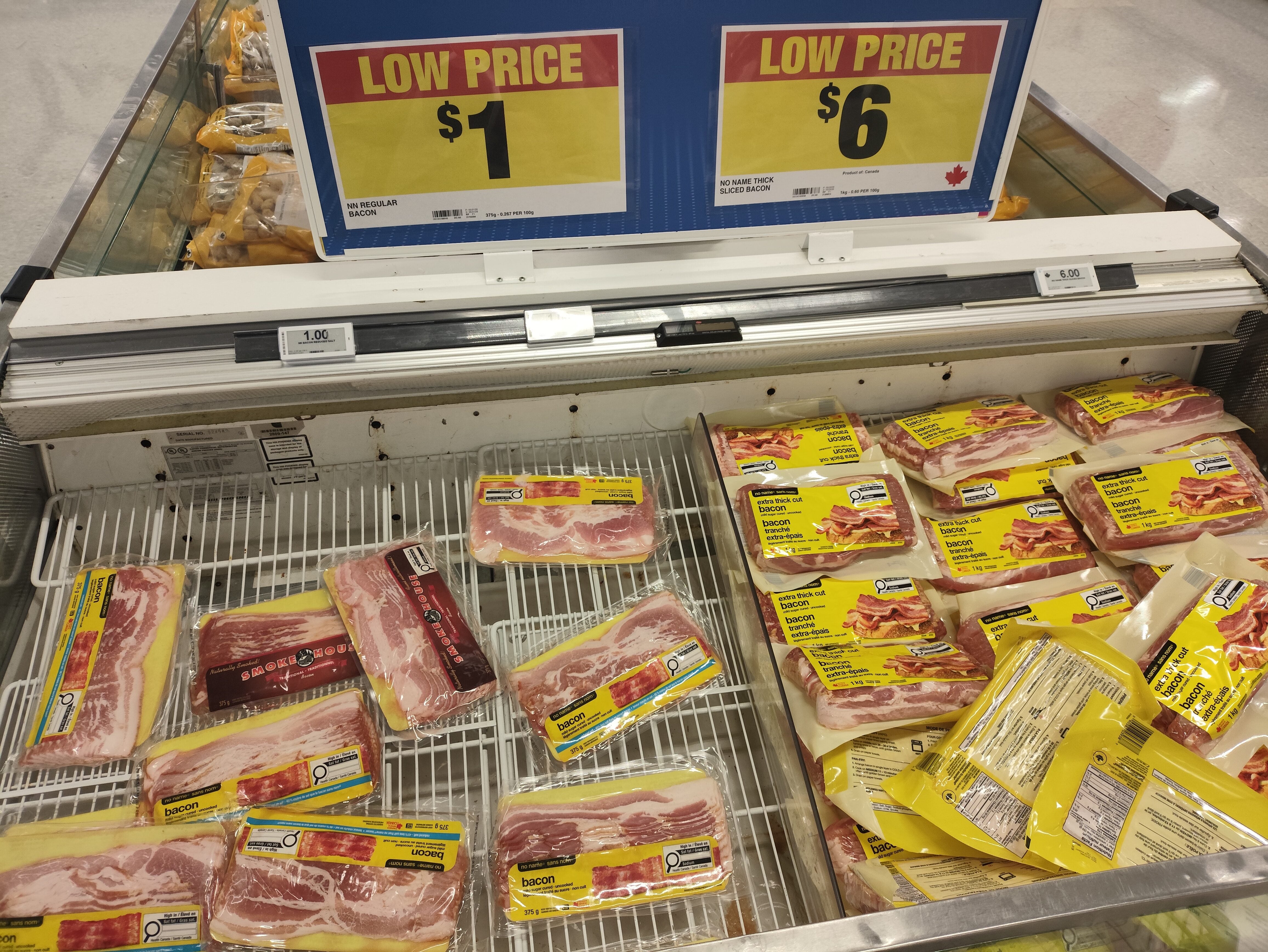 [Real Canadian Superstore] 1kg old fashioned Thick cut No Name Bacon $6 ...