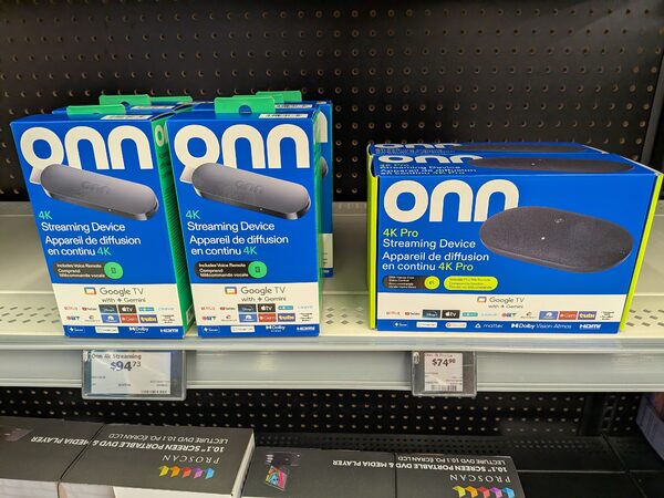 [Walmart] onn 4K Pro Streaming Device, Google TV with Gemini (2nd GEN ...