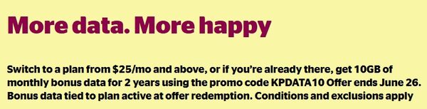 [Koodo] Koodo Prepaid 10GB Bonus Data on Plans $25+ Code: KPDATA10 ...