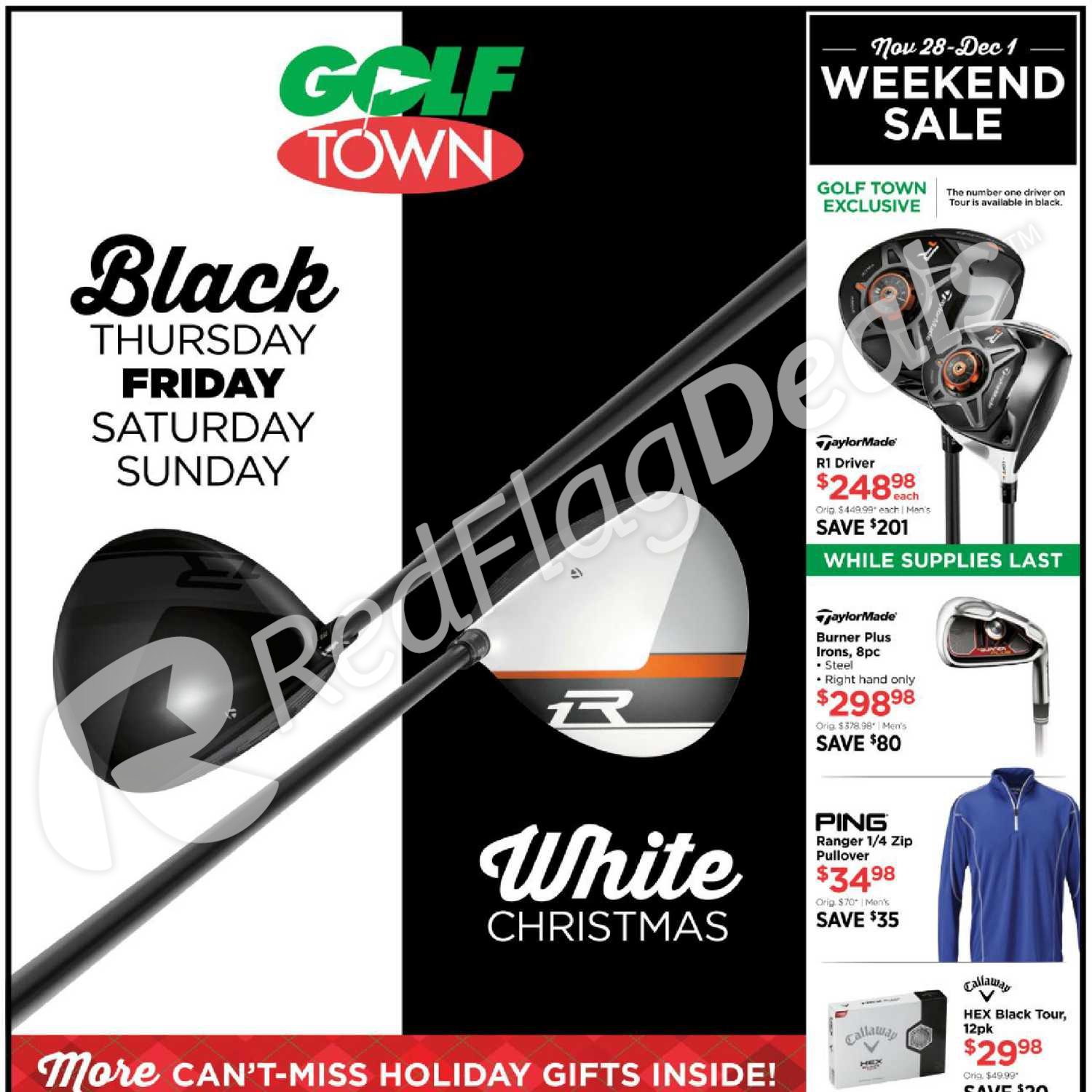 Golf Town Weekly Flyer - Black Friday Weekend Sale - Nov 28 – Dec 1 ...