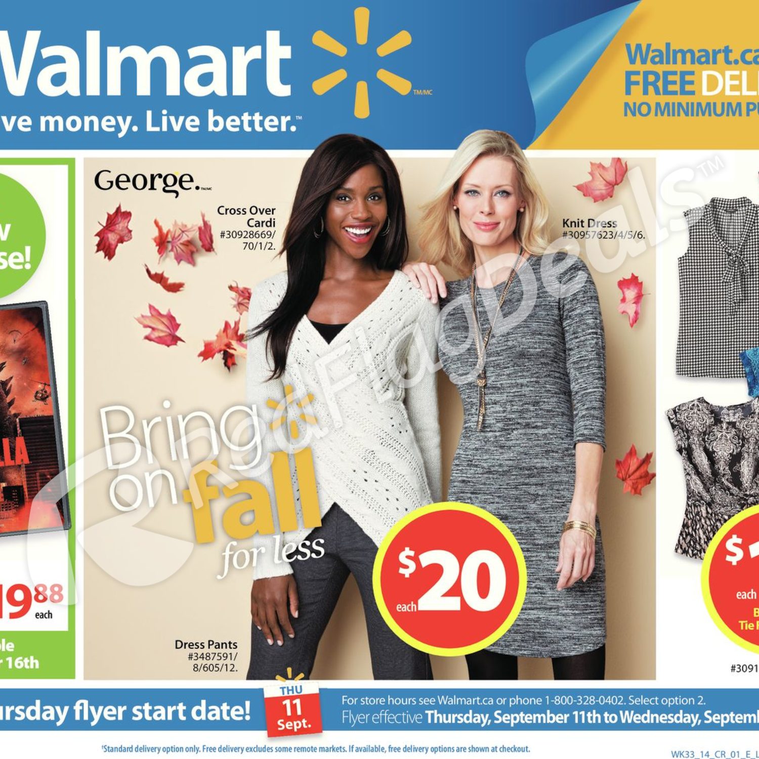 Walmart Weekly Flyer - Handout Flyer - Sep 11 – 17 - RedFlagDeals.com