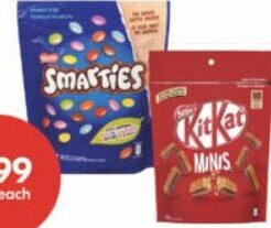 Shoppers Drug Mart: Kit Kat Minis or Smarties Family Size Candy Bag ...